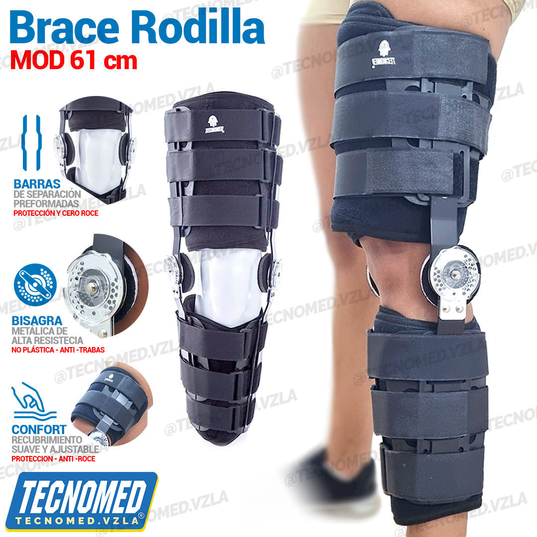 BRACE DE RODILLA ARTICULADO 61cm - Tecnomed Venezuela